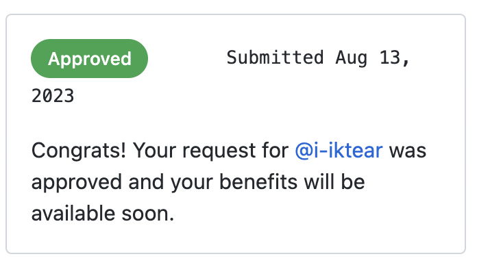 When will I get my benefits after I have been approved? · community · Discussion #55559 · GitHub