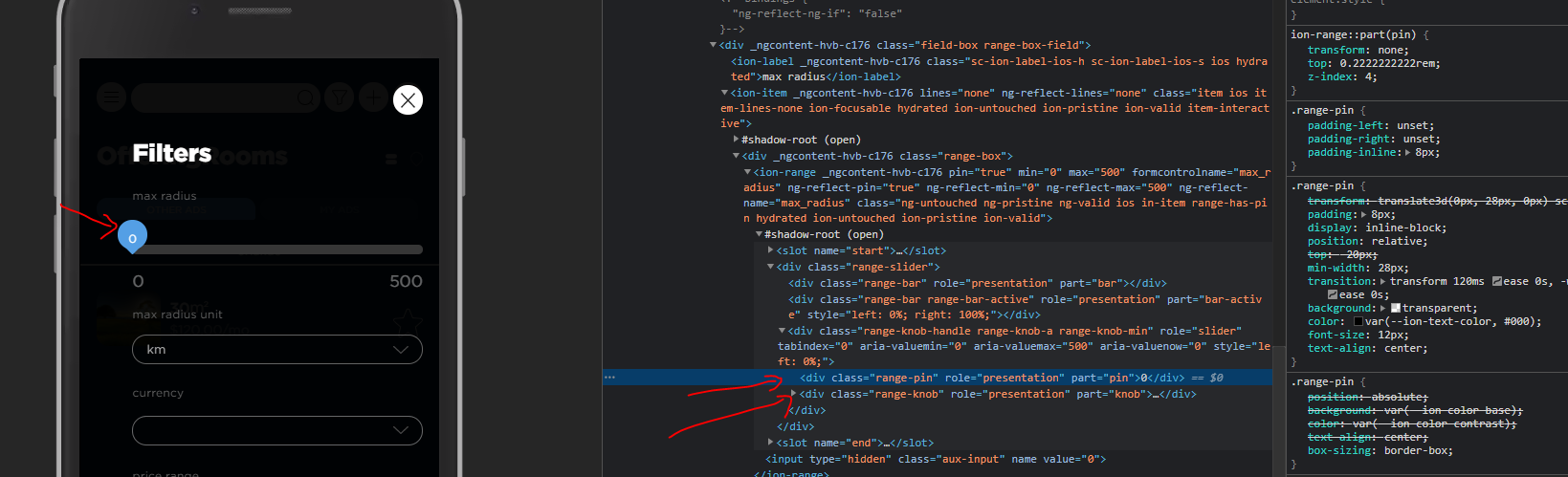 bug: Shadow DOM &::part() not working for any component only in IOS · Issue #23102 · ionic-team ...