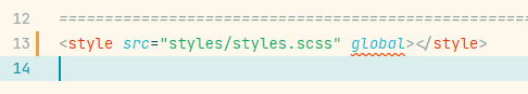 VS Code falsely highlighting the global attribute as an error · Issue #1386 · sveltejs/language ...
