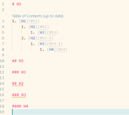 Ordered list TOC is not recognized · Issue #706 · yzhang-gh/vscode-markdown · GitHub