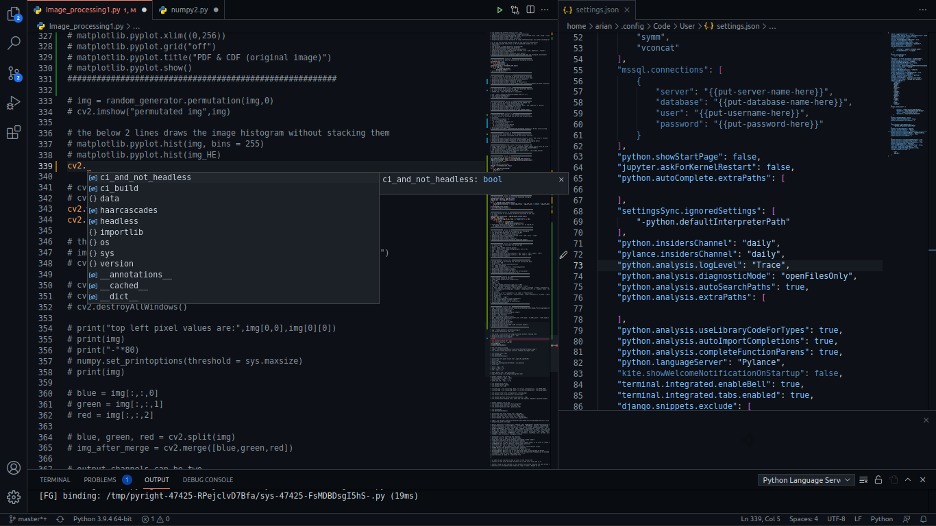 Pylance not showing suggestions for OpenCV module · Issue #1335 · microsoft/pylance-release · GitHub