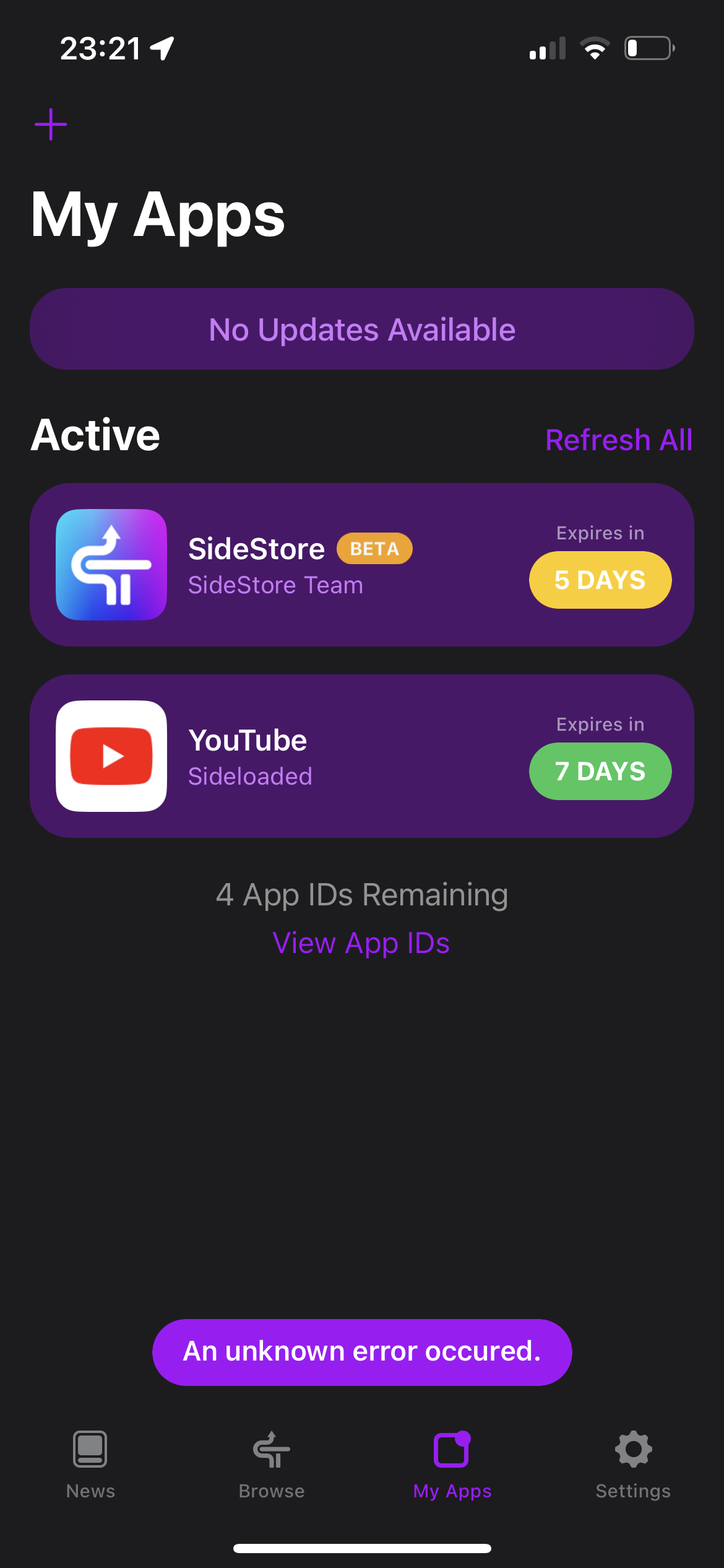 [BUG] Sidestore itself won’t refresh, sometimes installs a blank icon sidestore app · Issue #300 ...