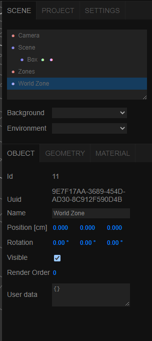 Remove position and rotation from Object tab for World Zone · Issue #159 · yaptide/ui · GitHub