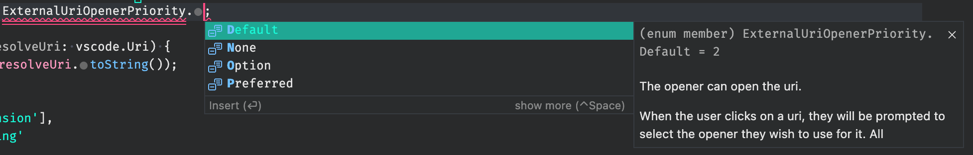 Is Default's CompletionItem info cut off? · Issue #115166 · microsoft/vscode · GitHub