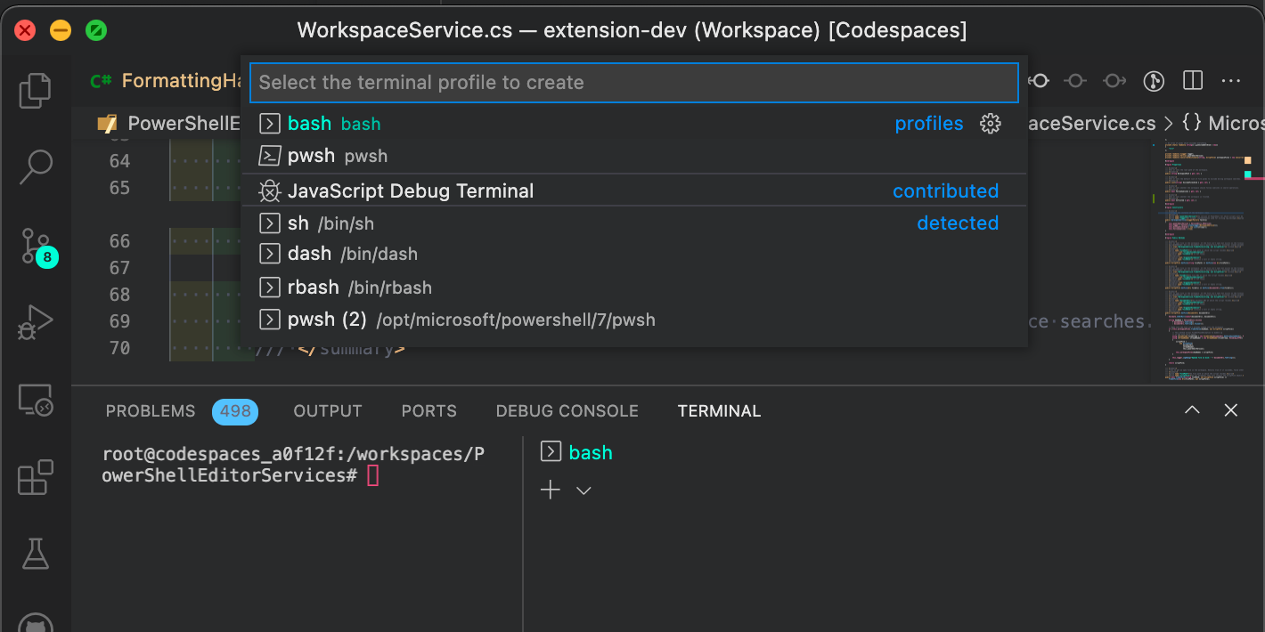 Terminal Tabs Inconsistent Behavior With Multi Folder Workspaces · Issue 121748 · Microsoft