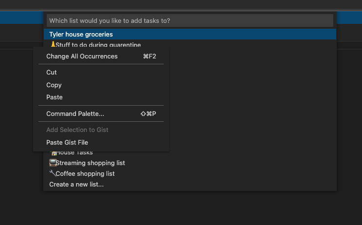 context menu appears behind quick pick · Issue #81750 · microsoft ...