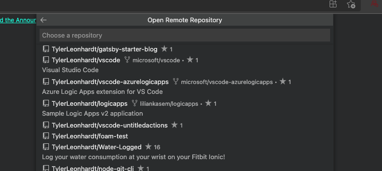 Ability To Create A Repository From The Picker · Issue 153 · Microsoftvscode Remote