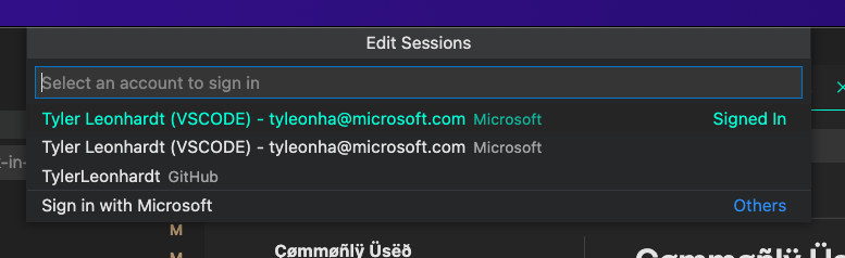 Duplicate sessions when logging in to Edit Sessions · Issue #152764 · microsoft/vscode · GitHub