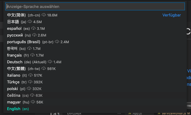 Allow to override display language in vscode.dev · Issue #151695 ...