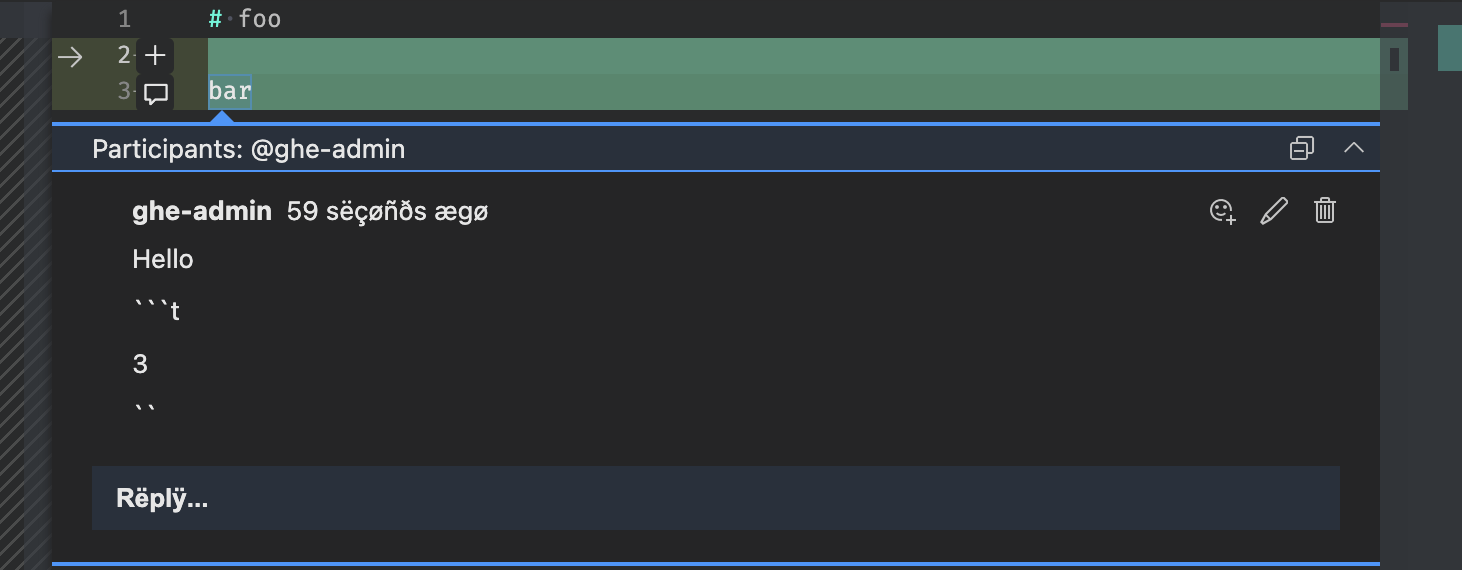 Block Comments Not Rendering Correctly · Issue 4013 · Microsoft Vscode Pull Request Github · Github