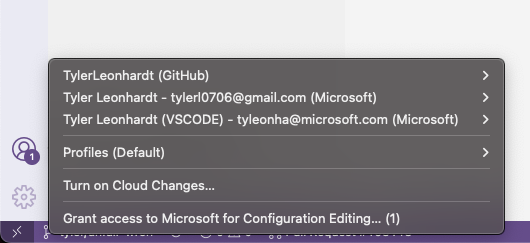 Quiet authentication requests not removed from Accounts menu after Sign In with Microsoft Auth ...