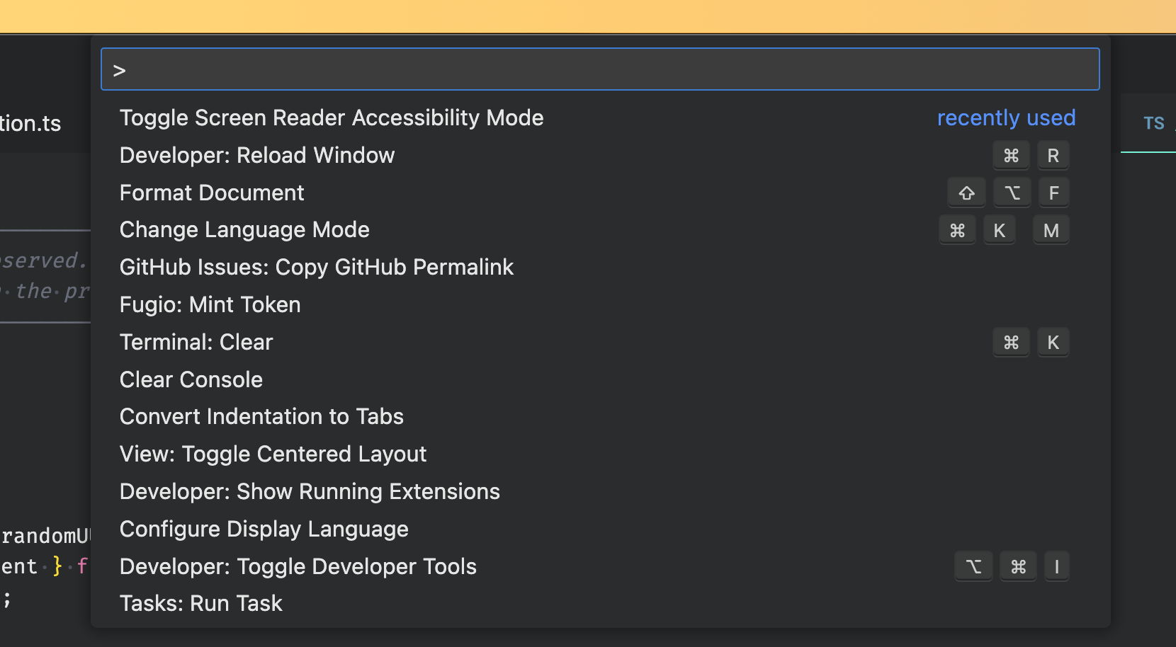 NVDA/JAWS should announce the placeholder text provided at edit fields in command palette ...