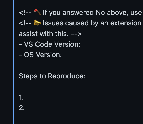 VS Code should make users report OS build number · Issue #171889 ...