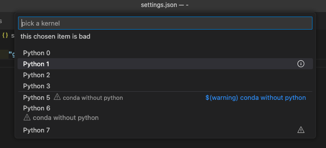 Add input validation support to quick picks · Issue #121205 · microsoft/vscode · GitHub