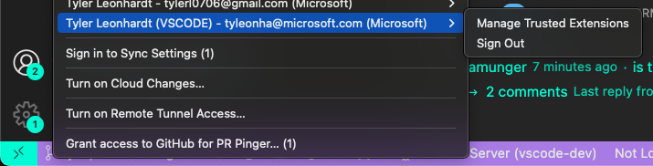 Settings sync requiring login multiple times per day · Issue #186693 · microsoft/vscode · GitHub