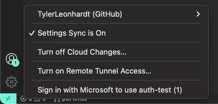 vscode.authentication.getSession hangs forever, no way to sign in via Accounts menu · Issue ...