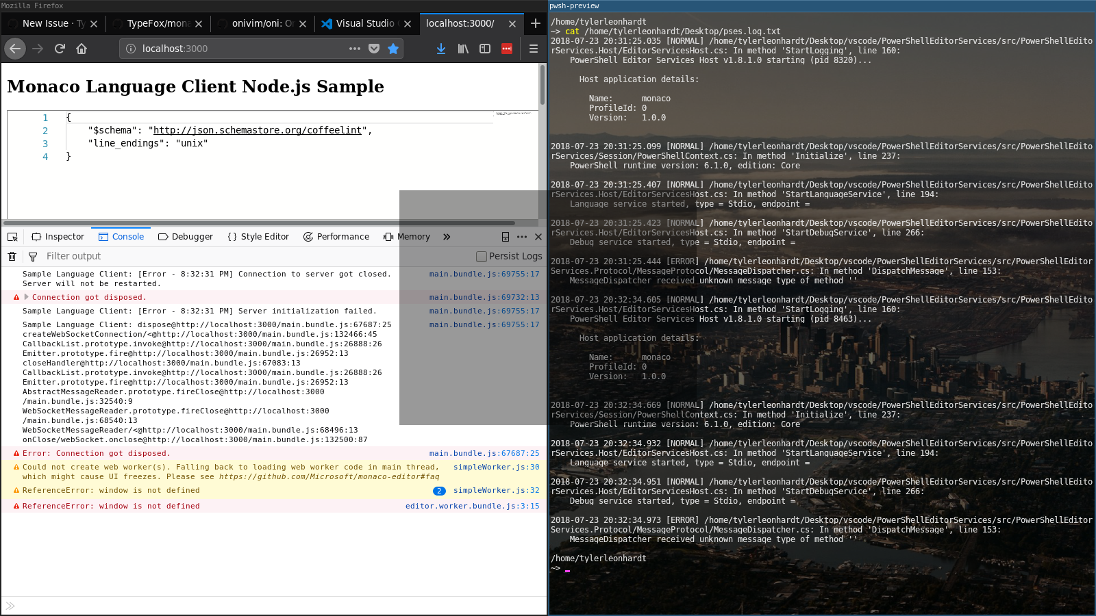 monaco-languageclient sending messages with no method name · Issue #88 · TypeFox/monaco ...