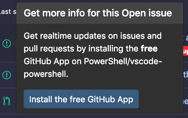 Still getting dialog to after I added GitHub app · Issue #1646 · octobox/octobox · GitHub