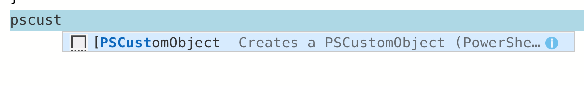 Revisit PSCustomObject Accelerator Intellisense Formatting · Issue ... Revisit PSCustomObject Accelerator Intellisense Formatting · Issue ...