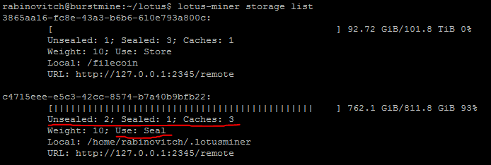 lotus-miner stores sealed sectors regardless of configured storages roles. · Issue #2627 ...