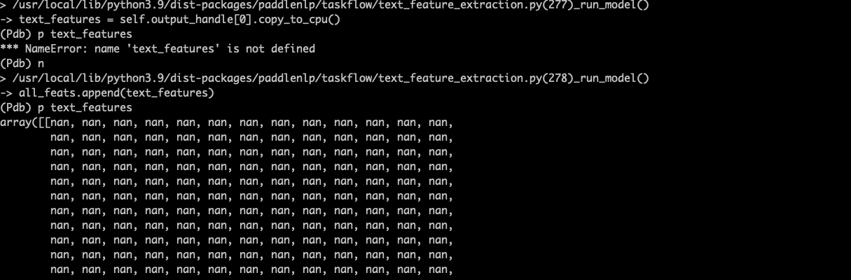 CPU 跑paddle inference predictor错误，使用同一个predictor第二次执行就会返回[Nan,Nan....] · Issue #58292 ...