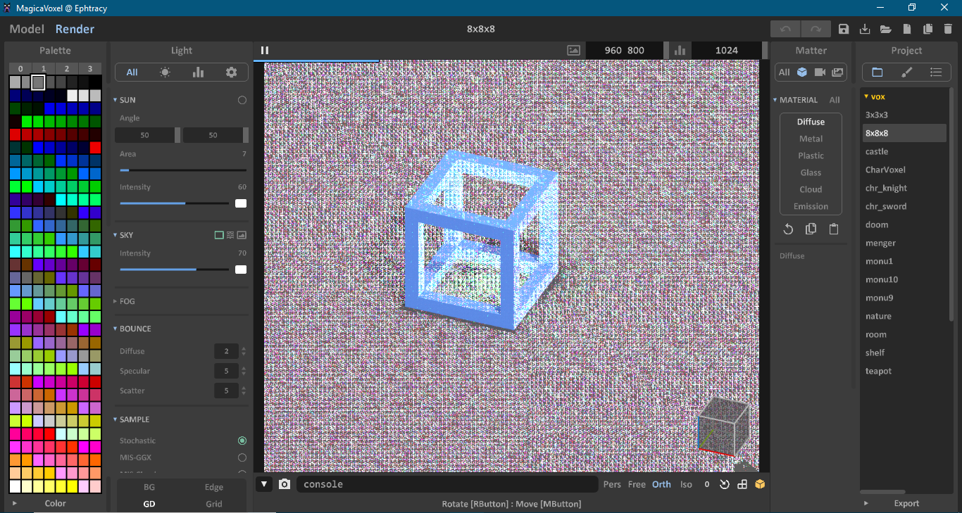 MagicaVoxel Render Issue grainy · Issue #137 · ephtracy/ephtracy.github.io · GitHub