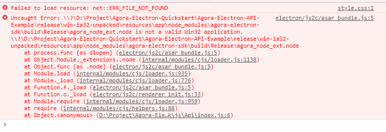 npm install之后本地可以跑起来，打包64位的win正常，打包32位报错 · Issue #104 · AgoraIO-Community/Agora-Electron ...