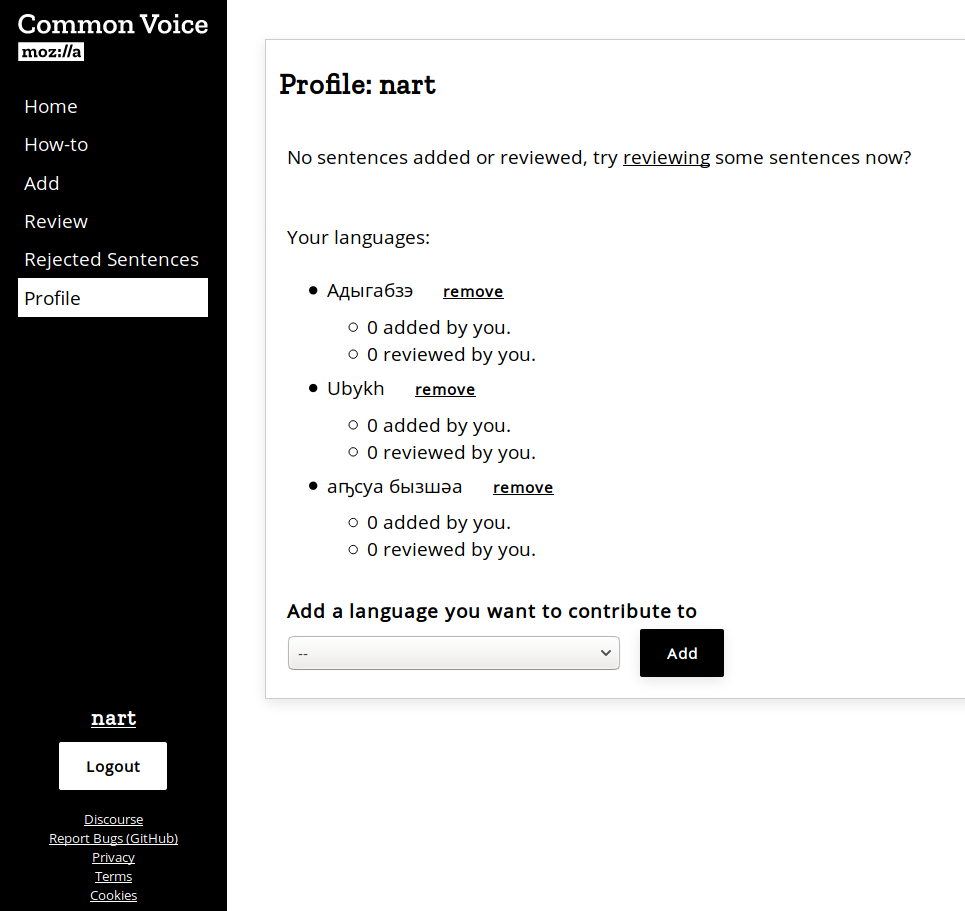 Sentence collector shows zero counter for Abkhazian · Issue #230 ...