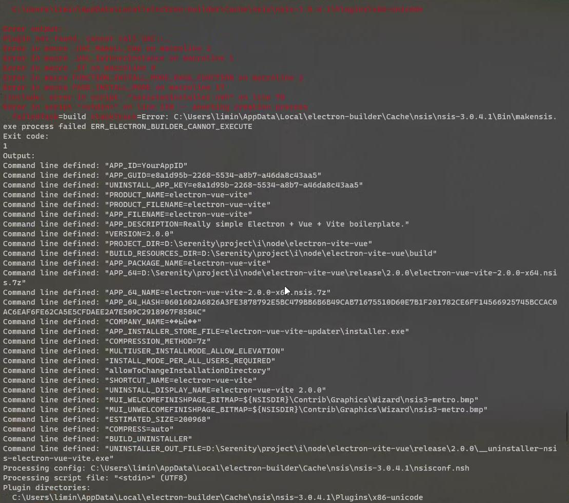 Win环境下编译报错 · Issue 206 · Electron Viteelectron Vite Vue · Github 