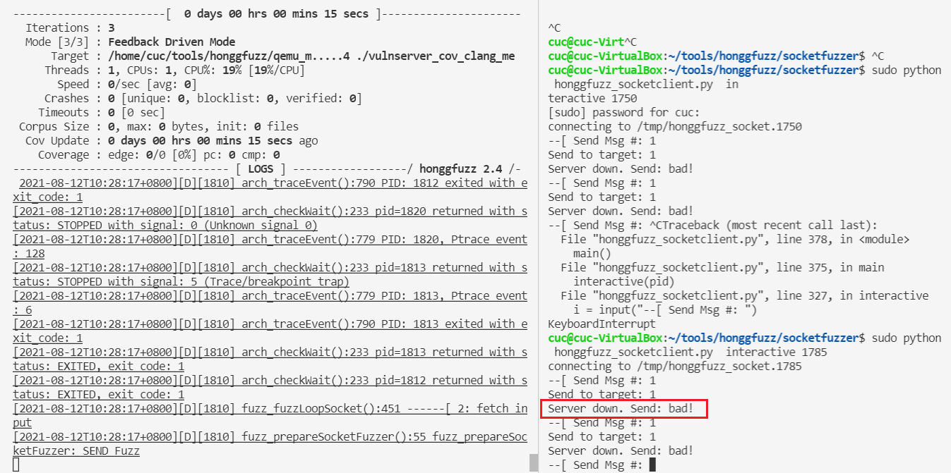 Error when socketFuzzer and qemu_mode are used at the same time. · Issue #413 · google/honggfuzz ...