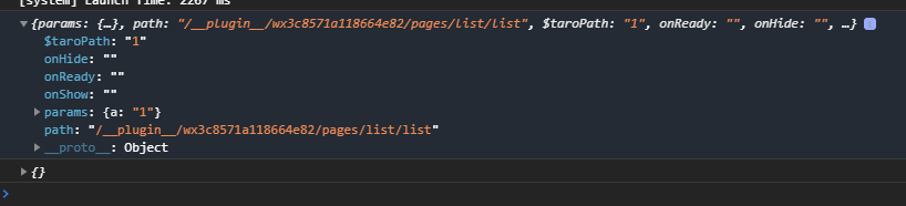 小程序插件中获取传入参数 ，使用this.$instance.router.params为空 · Issue #12730 · NervJS/taro · GitHub