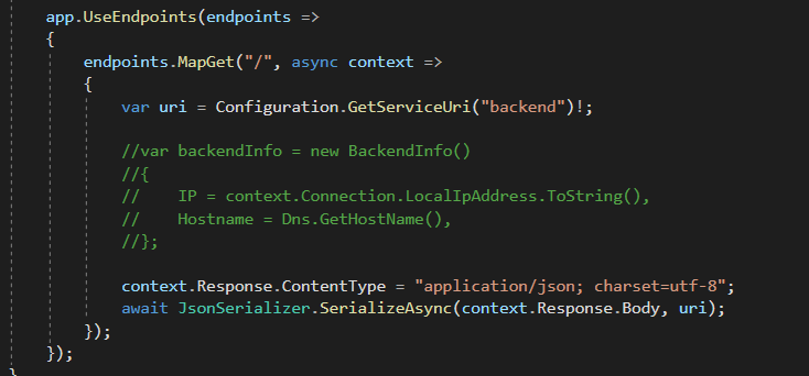 Detect Current Service Endpoint · Issue 492 · Dotnet Tye · Github