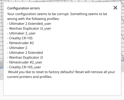 Cura 4.0 custom settings menu is not rendering or functioning correctly ...