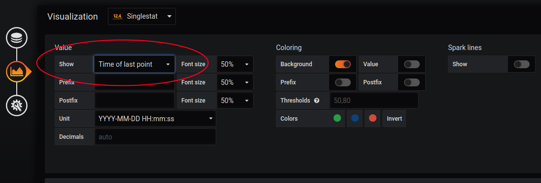 Singlestat background or value color not applied for string values (when there is no value ...
