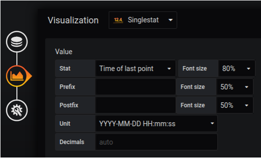 StatPanel: Migration from singlestat does not support the metric "Time ...