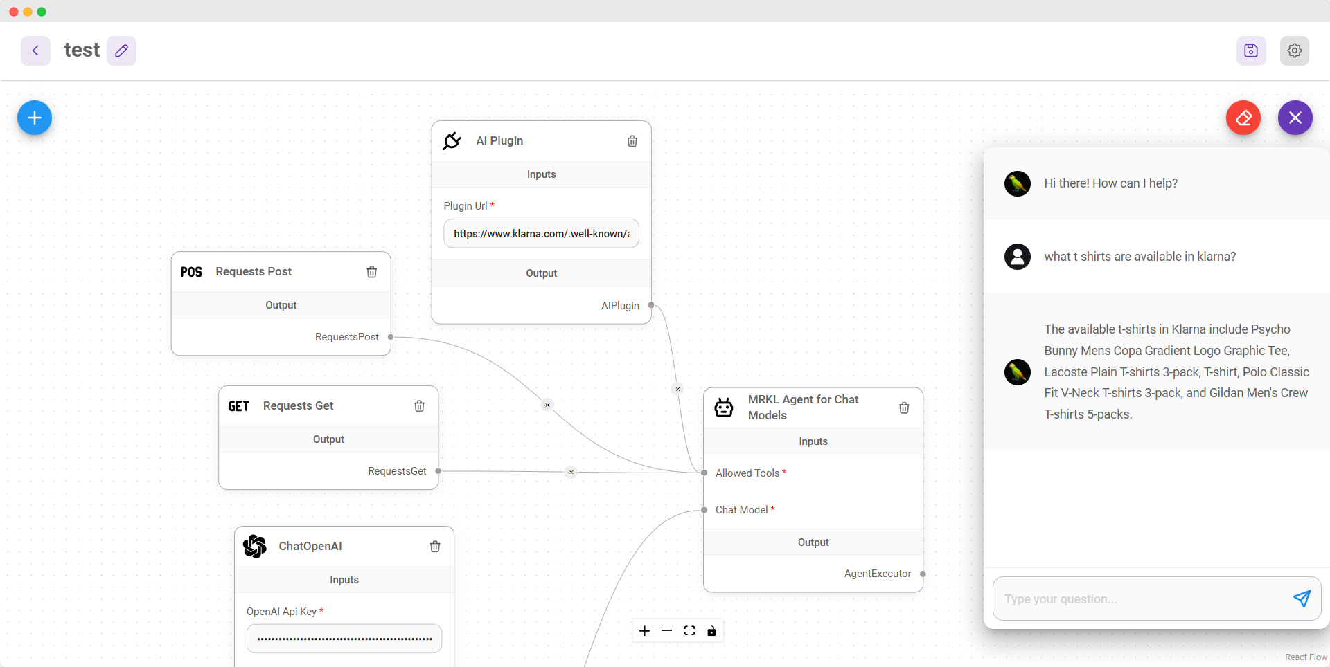 [FEATURE] RequestsGet and RequestsPost tools support · Issue #23 · FlowiseAI/Flowise · GitHub