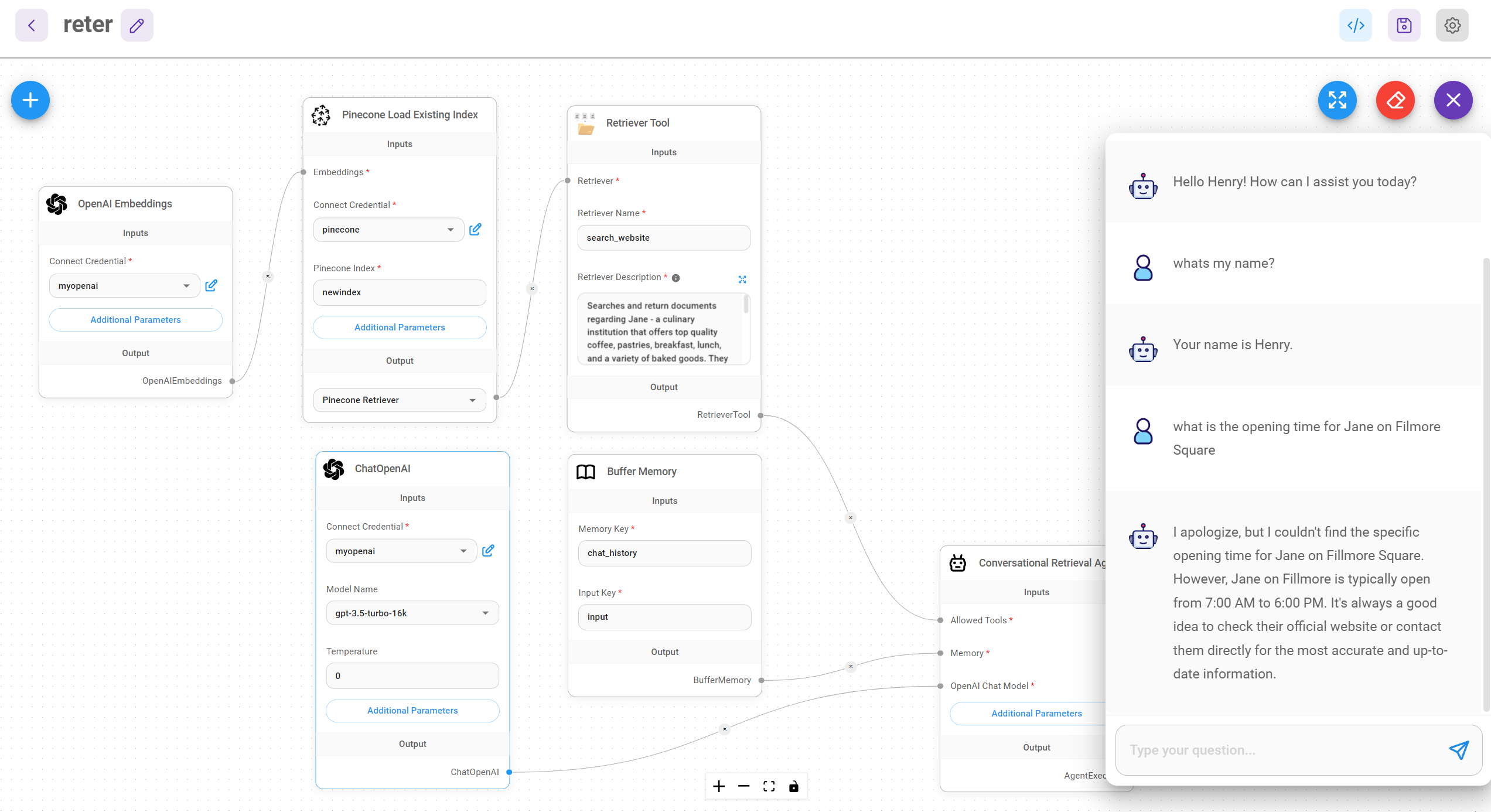 [BUG] conversationalRetrievalQAChain_0 · Issue #822 · FlowiseAI/Flowise · GitHub