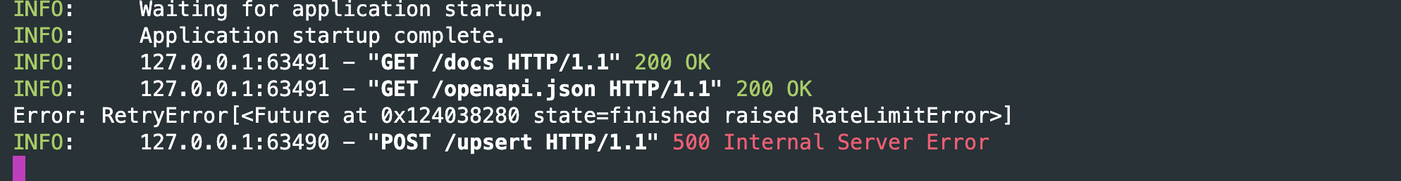 Upsert Endpoint Not Working - Internal Service Error · Issue #171 · openai/chatgpt-retrieval ...