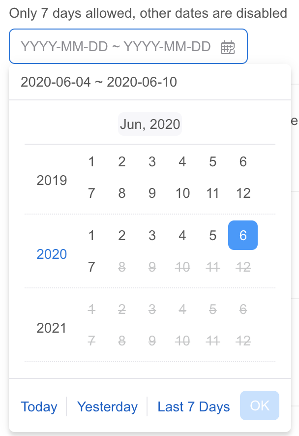 [BUG] - ShowOneCalendar disabled Months after date · Issue #1117 · rsuite/rsuite · GitHub
