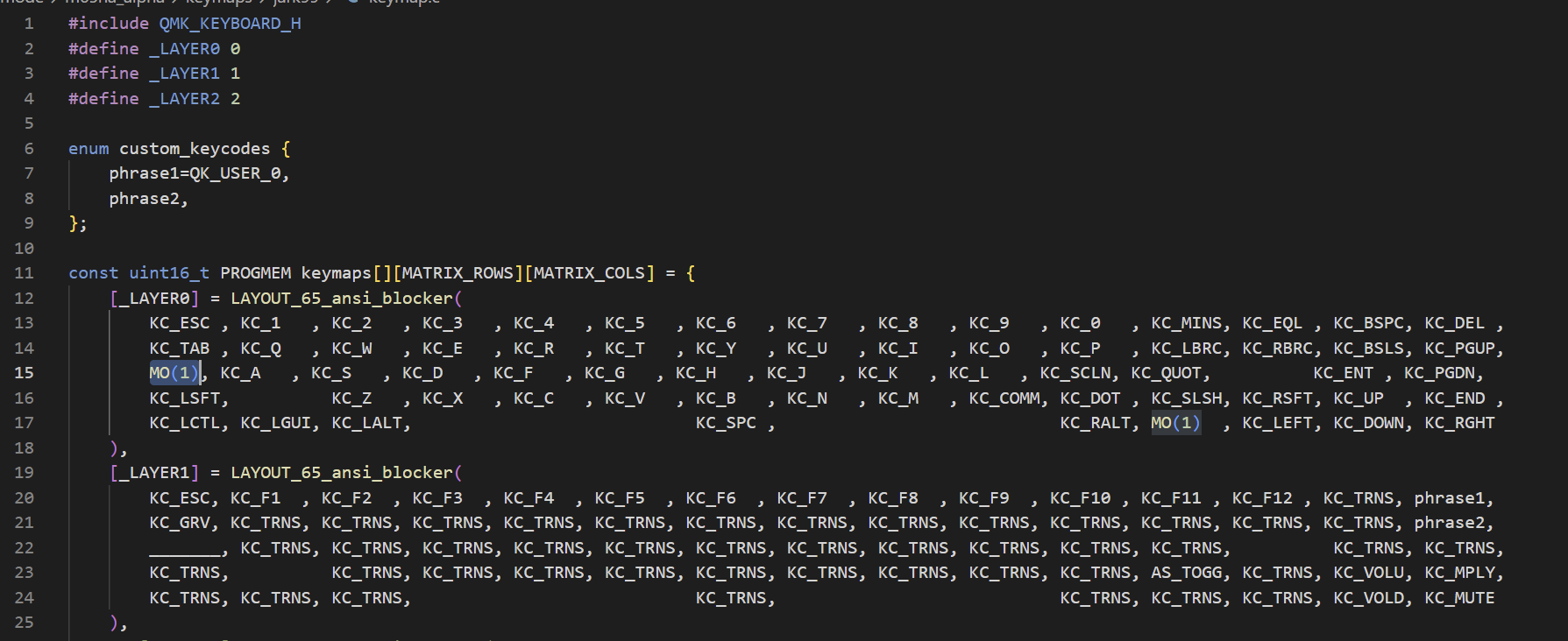 Help - Layer0 MO(1) isn't working · Issue #20687 · qmk/qmk_firmware · GitHub