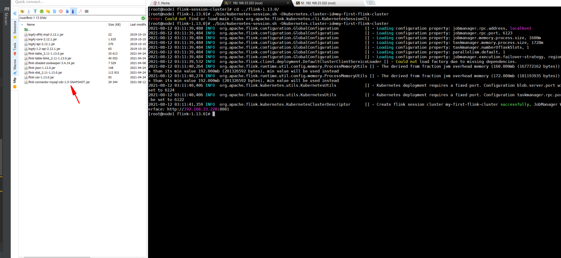 2.0无法支持K8S session 模式 · Issue #310 · apache/flink-cdc · GitHub