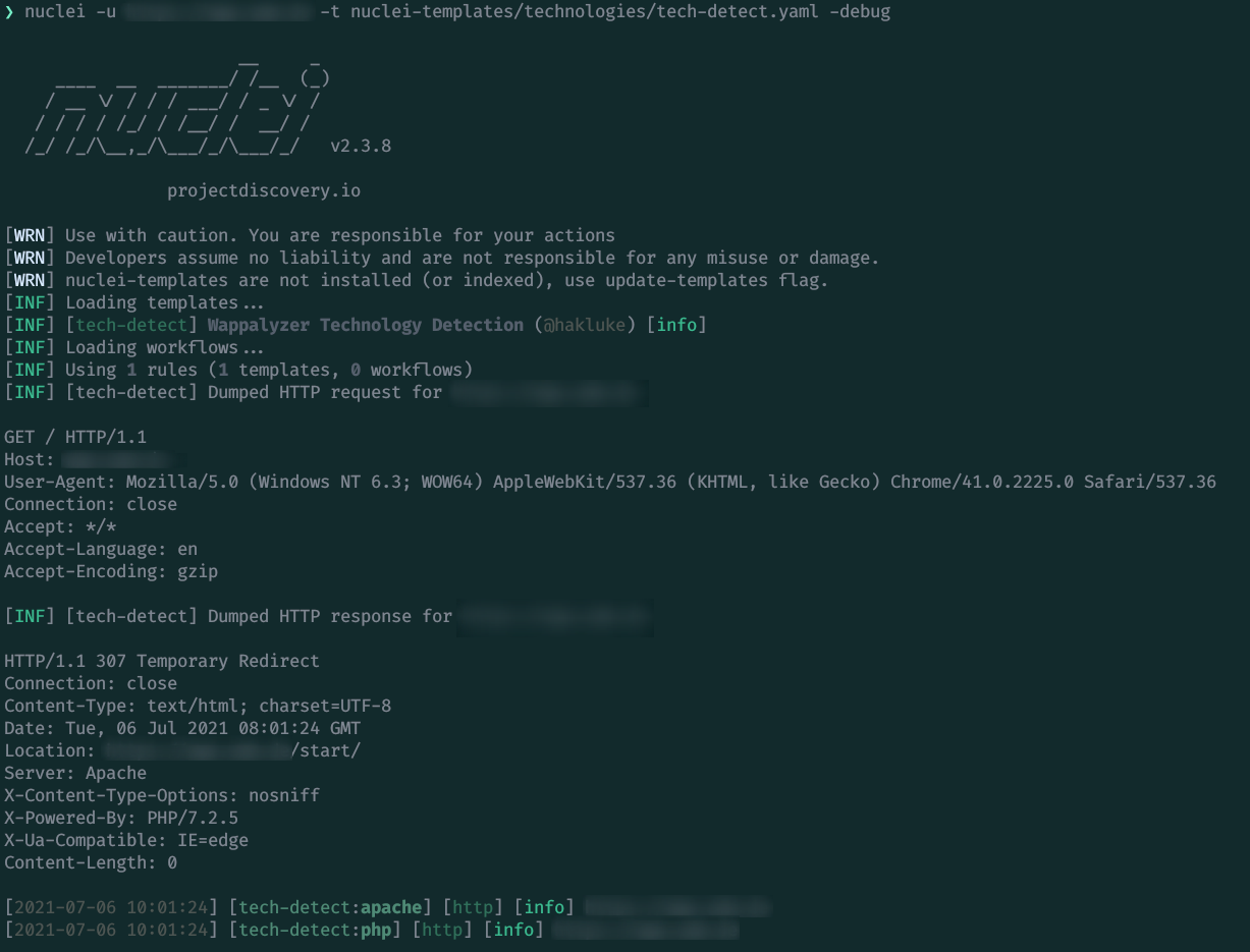 307 Temporary Redirect not working · Issue #810 · projectdiscovery/nuclei · GitHub