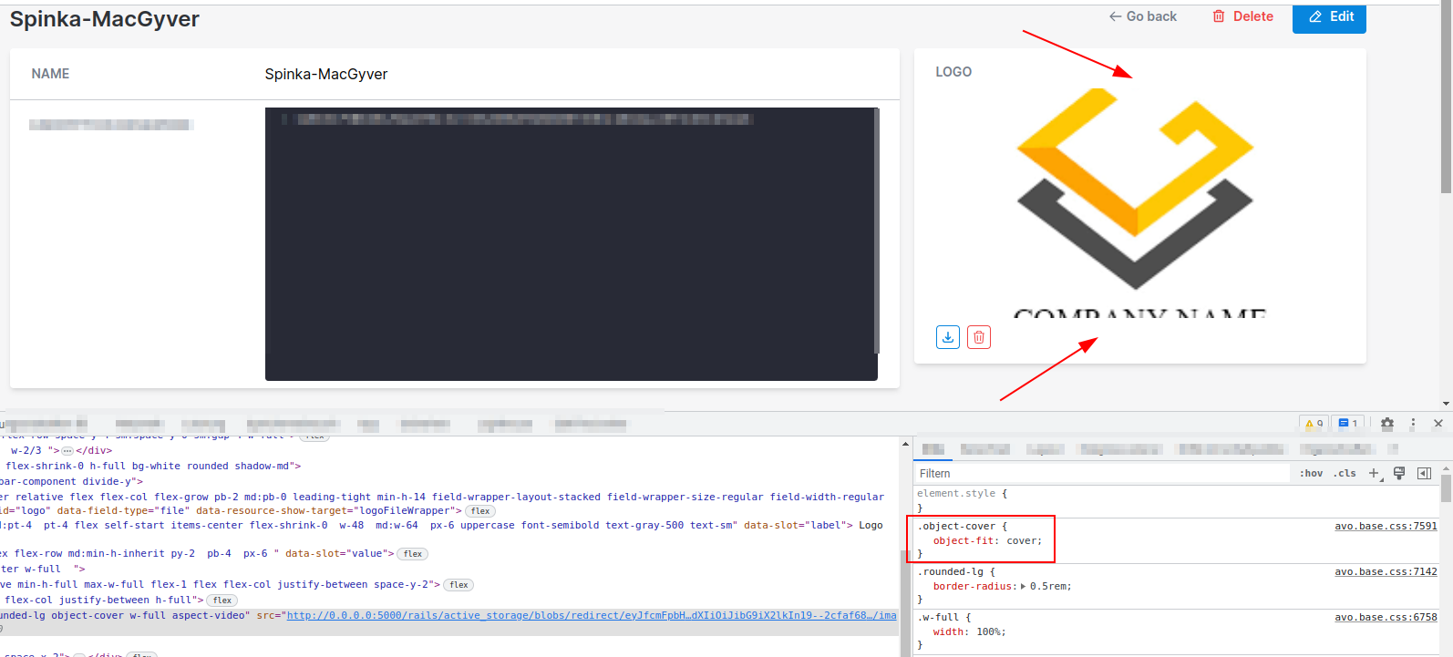 image field in sidebar are displayed with object-fit: cover · Issue ...