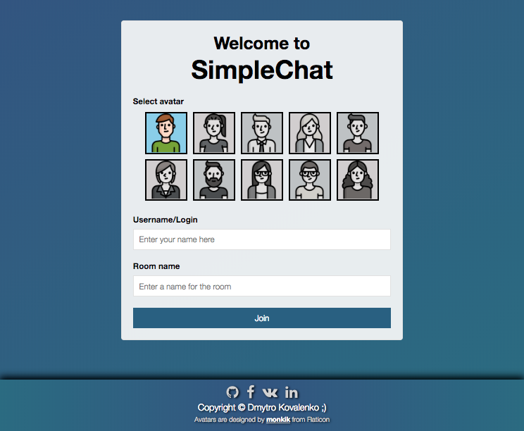GitHub - KovDimaY/SimpleChat-Socket.io: This is a project to learn and ...