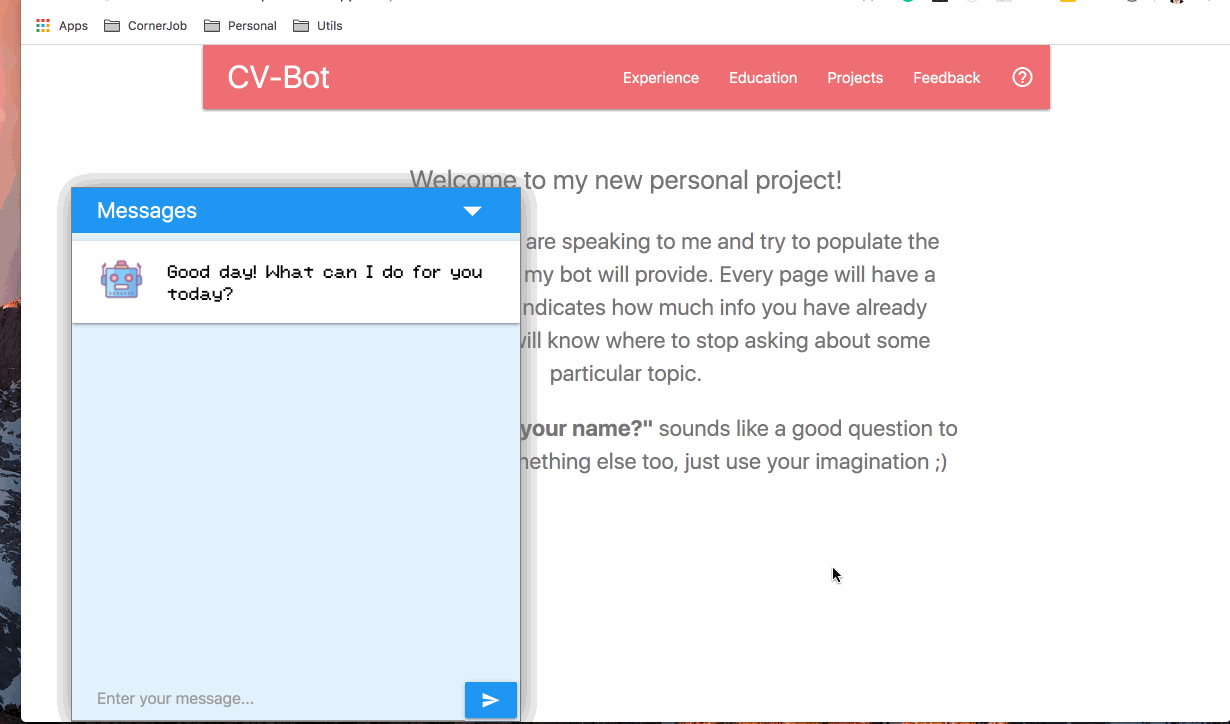 DEV-35: Implement delay for the answer of the bot · Issue #60 · KovDimaY/MERN-ChatBot · GitHub