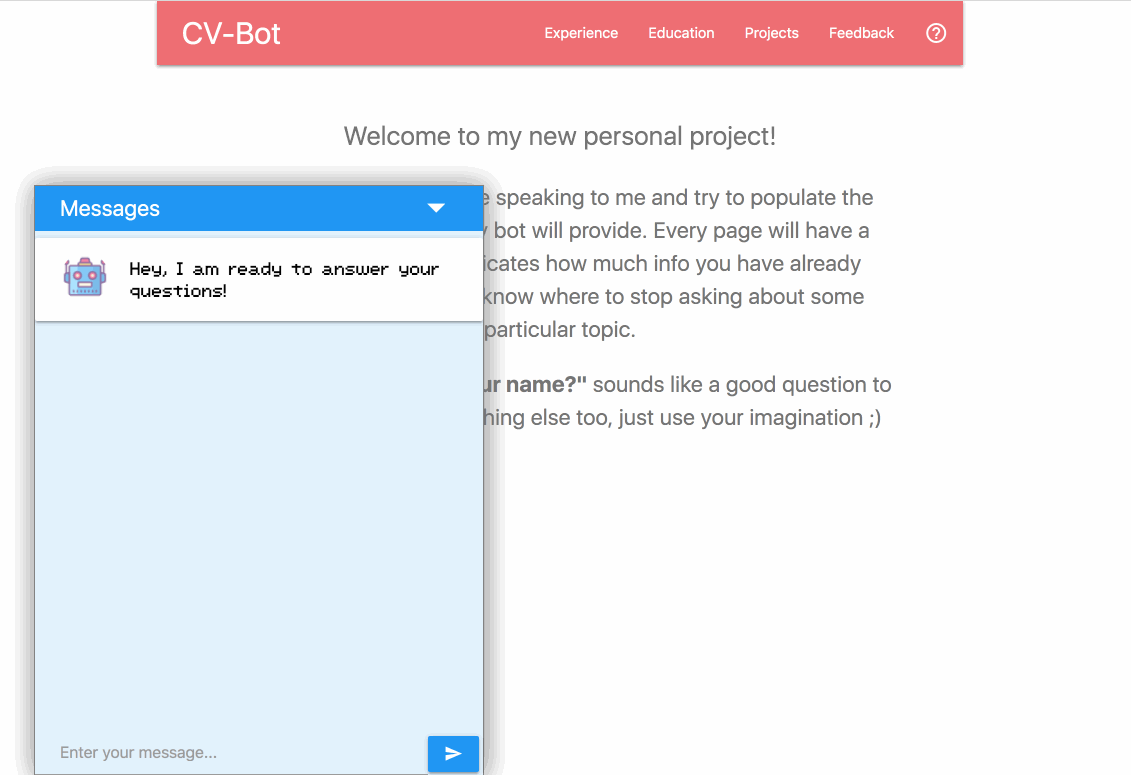 DEV-35: Implement delay for the answer of the bot · Issue #60 · KovDimaY/MERN-ChatBot · GitHub