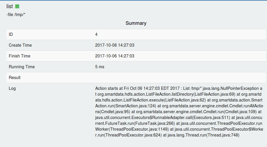 1.1.0(ADAS) Low-FEATURE - Format Log file in Dashboard · Issue #1208 · Intel-bigdata/SSM · GitHub