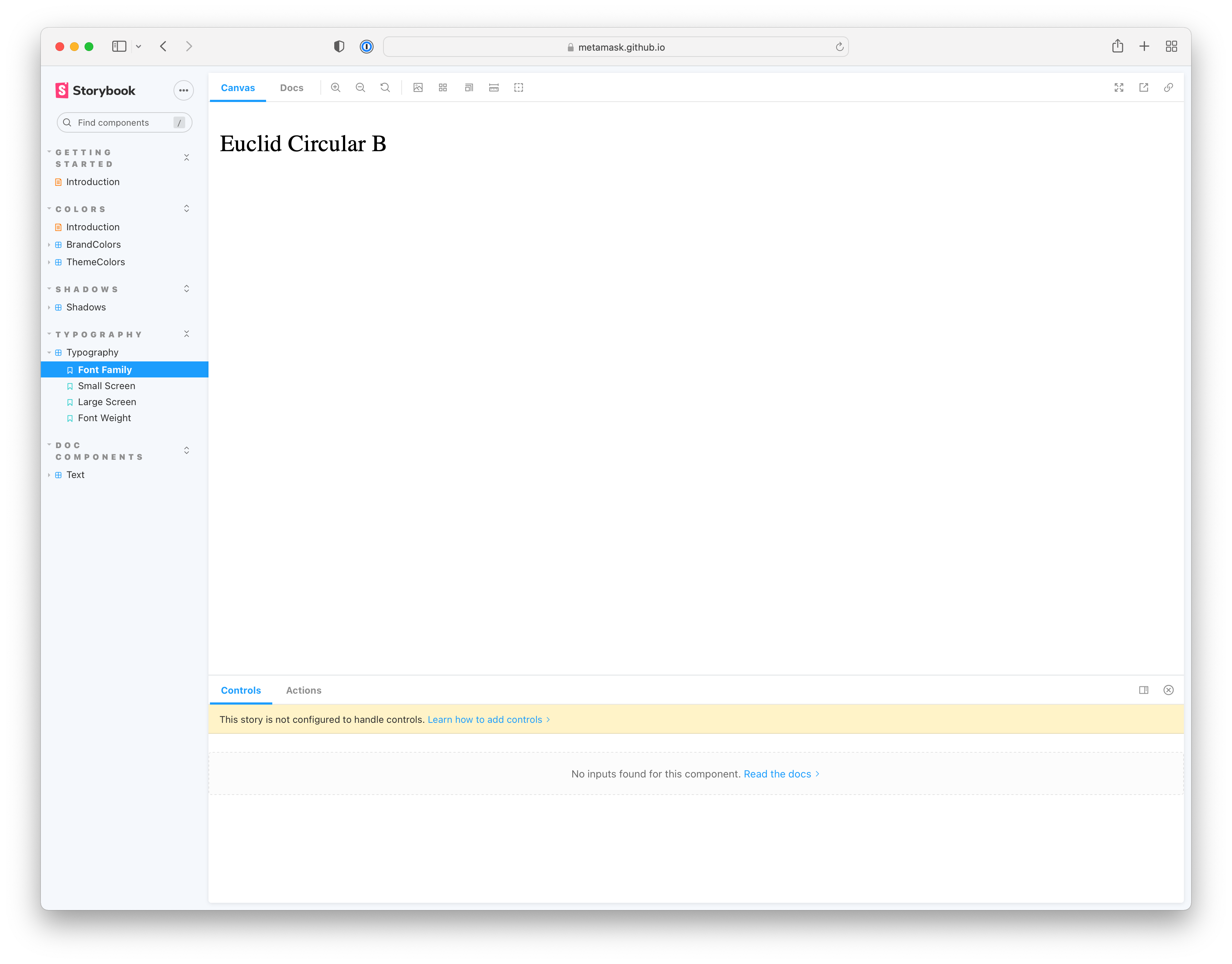 Fix Storybook font hosted · Issue #214 · MetaMask/design-tokens · GitHub