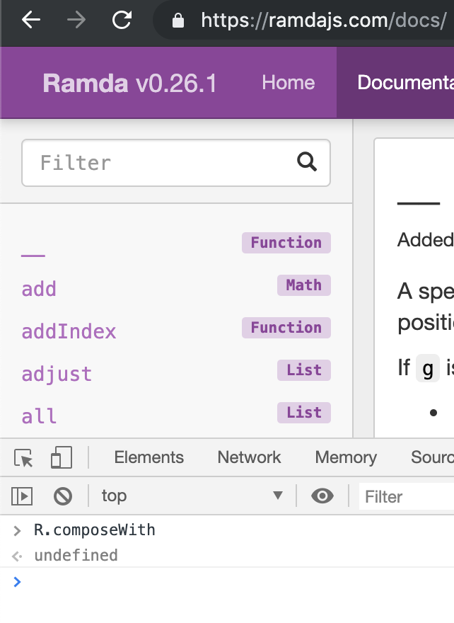 R.then documented but not available · Issue #2803 · ramda/ramda · GitHub