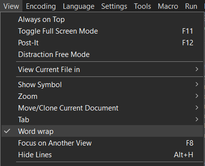 For large files, double-clicking a search result after Find All in All Open Documents is very ...